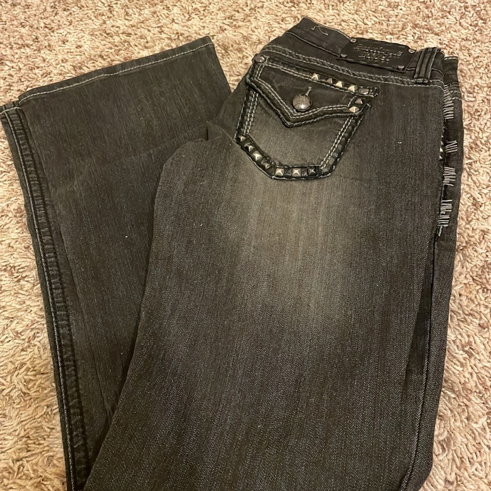 Antique Rivet Jeans (Nwot) - Gem